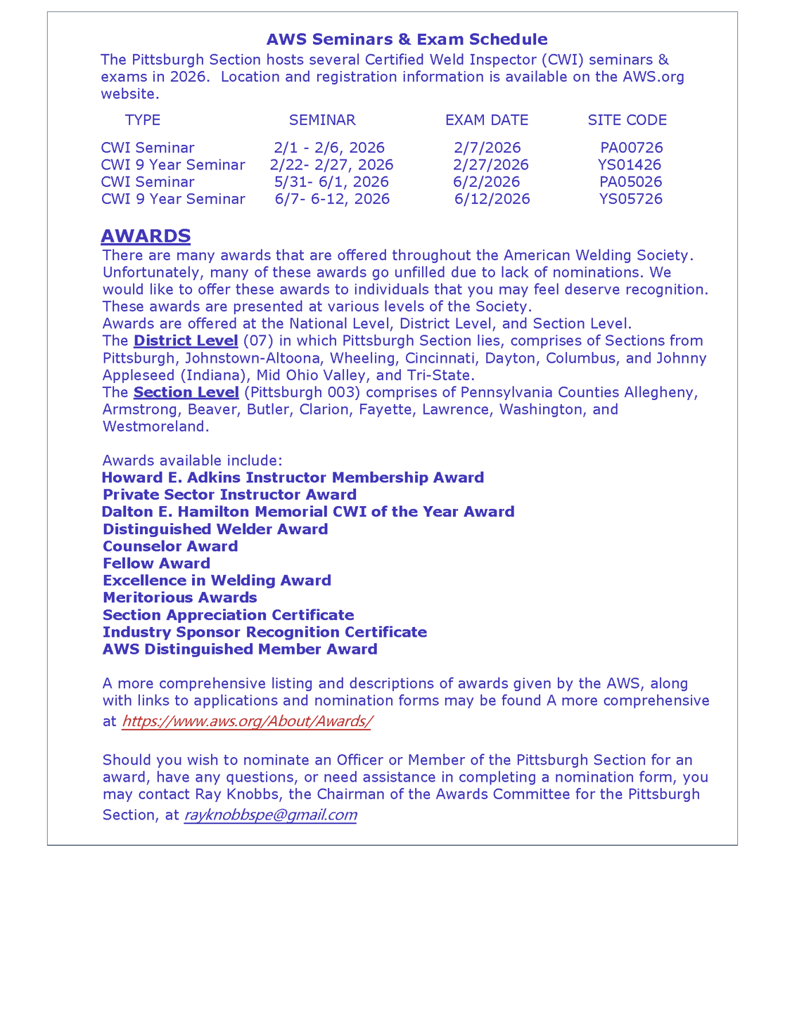 AWS February Technical Meeting on Feb 10! - AWS Pittsburgh Section